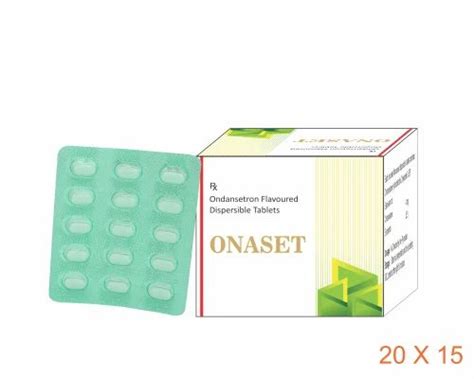 Ondasetron Hydrochloride 4 Mg Onaset Tablet Packaging Type 20 X 15 At