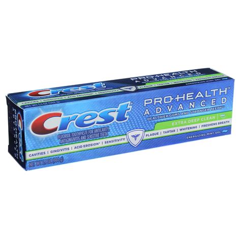 Crest Pro Health Advanced Extra Deep Clean Gel Toothpaste Shop Toothpaste At H E B