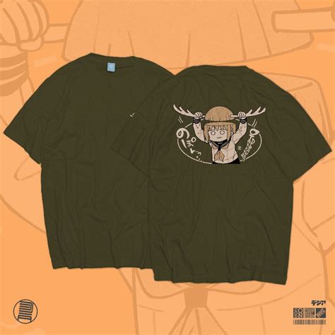 Shikanoko เสื้อยืด His Brain Where Is The Meme Nokotan Deer อะนิเมะมัง