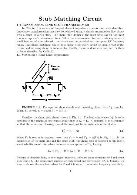 Stub Matching Circuit
