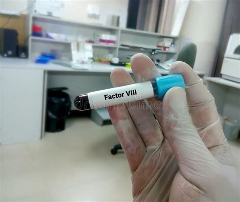 Blood Sample For Factor Viii Blood Coagulation Testing Coagulation