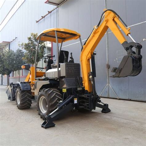 China Smallest Electric Wheel Backhoe Loaders Mini Articulated Front