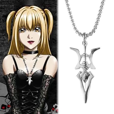 Anime Death Note Necklace Misamisa Heaven Grazing Halberd Pendant