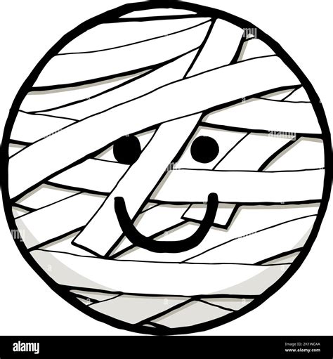 Smiley Face Halloween Mummy Stock Vector Image And Art Alamy