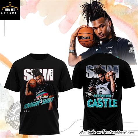 Stephon Castle San Antonio Spurs Knight Shift Graphic Shirt
