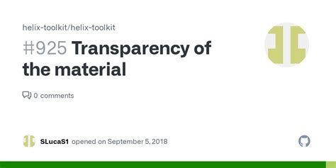 transparency of the material · issue 925 · helix toolkit helix toolkit