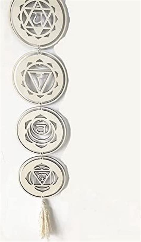 59 Inch 7 Chakra Decor Set Houten Muur Art Geometry Muur Opknoping Zeven Chakra Decor Bol