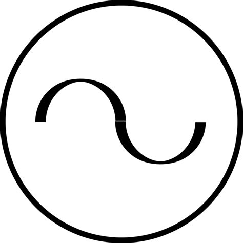 Rsa Iec Ac Source Symbol Openclipart