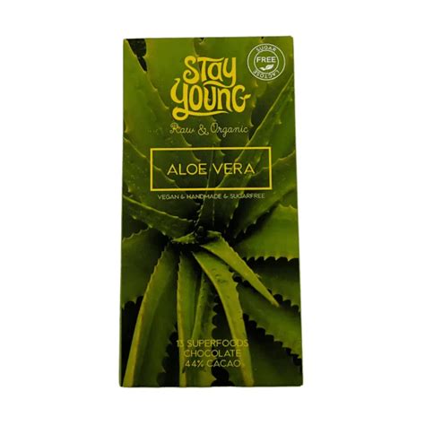 Sugar Free Raw Chocolate Bar Aloe Vera 44g Medpoint