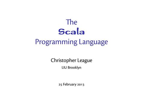 Scala Cheatsheet