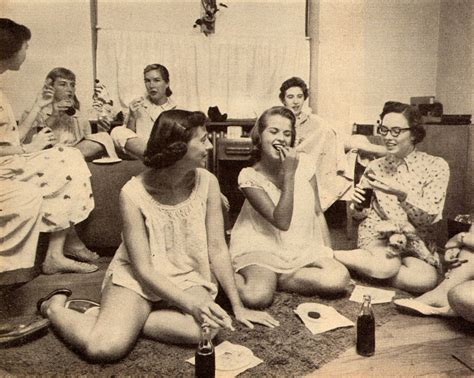 1955 College Girls Vintage Life Vintage Pajama Party