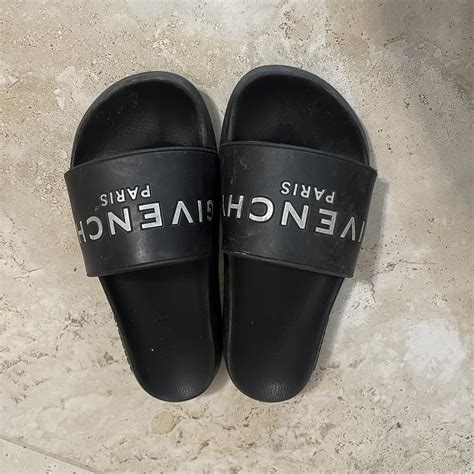 Givenchy Slides Leather Material Worn Size 38 Depop