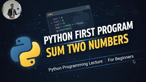 03 Add Two Numbers In Python Python Beginners Course Youtube