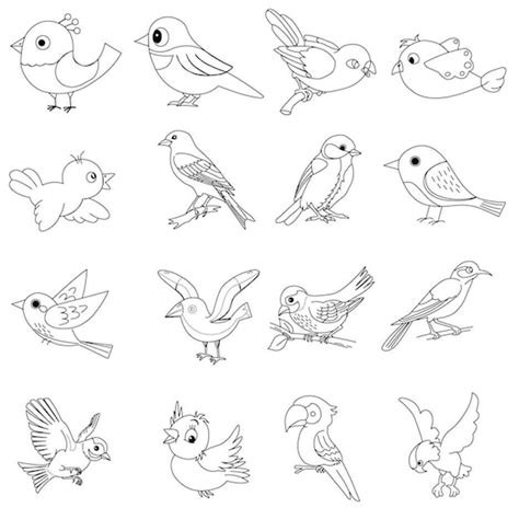 Pin Van Inga Pu Op Paukščiai In 2024 Cartoon Vogels Vogels Tekenen Schets