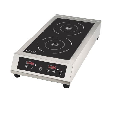 Double Hob Induction Cooker Amber Industries