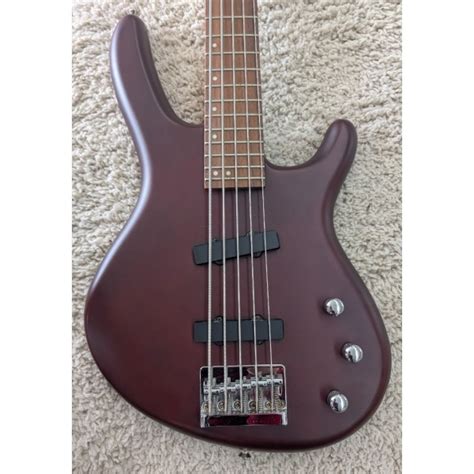 Cort 5 String Bass With Offset Pickup In A Satin Natural Finish As Is