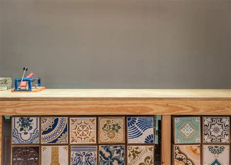 Lisbon Tile Trader Uses Vintage Stock To Pattern Shop Walls