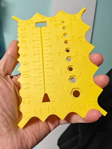 Tooth Pitch Gauge Screw Gauge Nut Gauge Multi Functional Radius