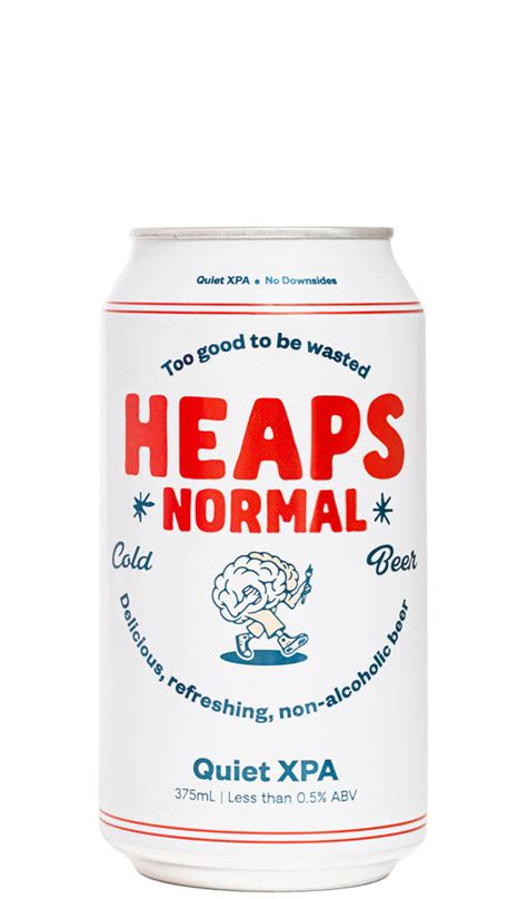 Heaps Normal Quiet Xpa 355ml Alcohol Free Beer Wine Sellers Direct