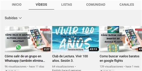 canal de youtube para aprender y participar de un club de lectura