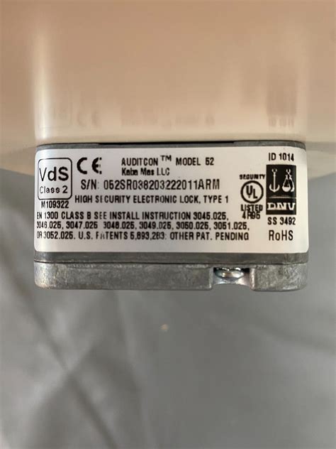 Kaba Mas Standard Bolt Digital Safe Lock With Round Keypad Auditcon