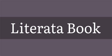 Font Literata Book Download And Install On The Web Site