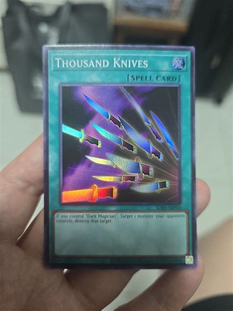 Yu Gi Oh Thousand Knives Spell Card Hobbies And Toys Toys And Games On Carousell