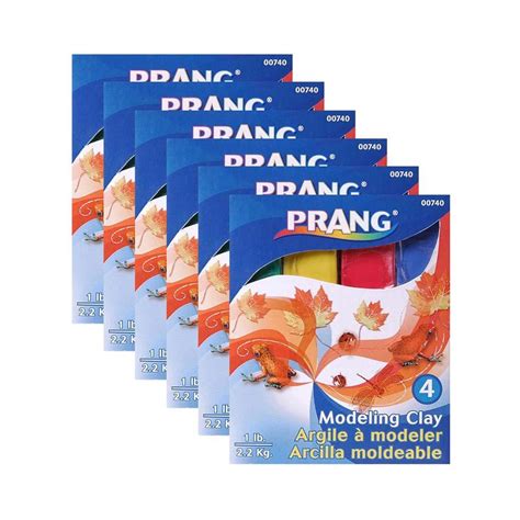 Modeling Clay Assorted 1 Lb Per Pack 6 Packs