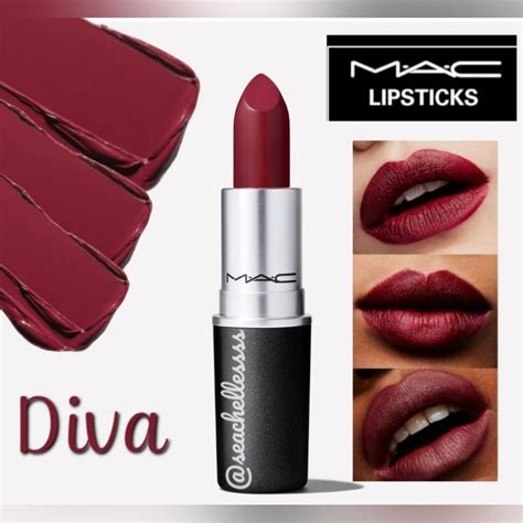 Mac Cosmetics Matte Lipstick Diva Brand New In Box Authentic In