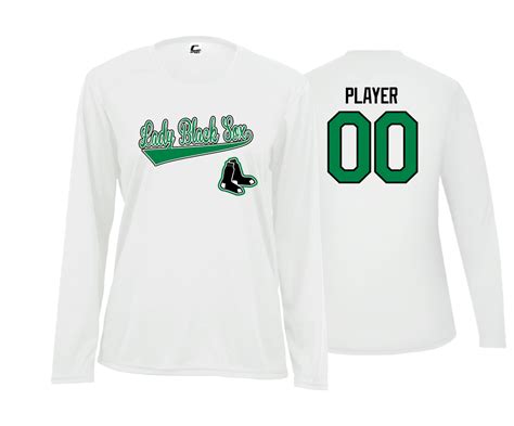 Lady Black Sox Dtf Womens Long Sleeve Performance Tee Eshore Sports