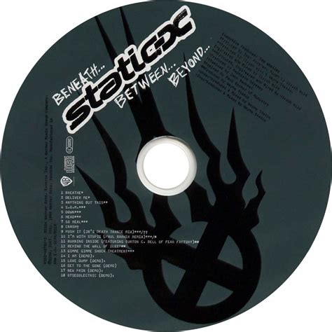 Car Tula Cd De Static X Beneath Between Beyond Portada