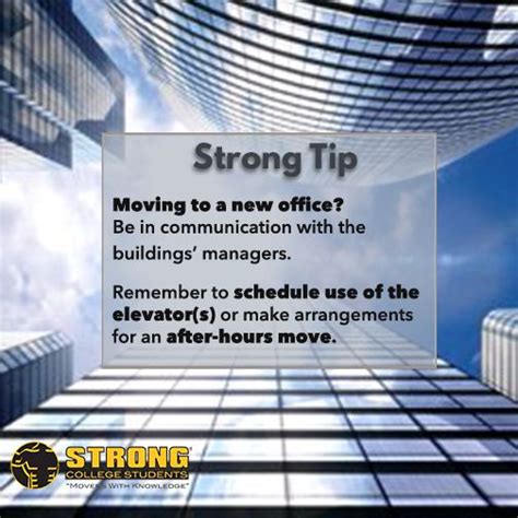 Moving To A New Office Elevator Reservation Is Key