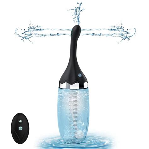 Anal Douche Automatic Enema Bulb 20oz Electric Enemas For