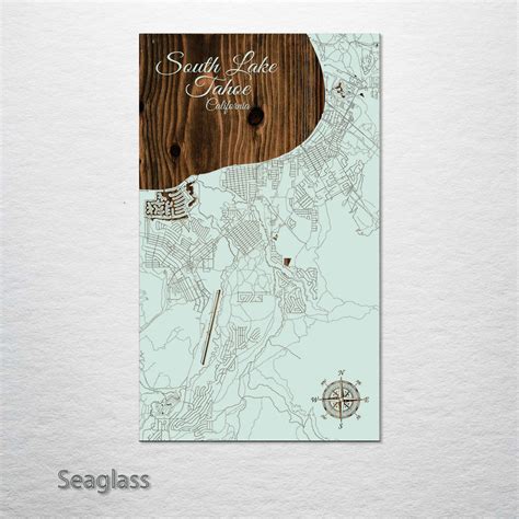 South Lake Tahoe California Street Map