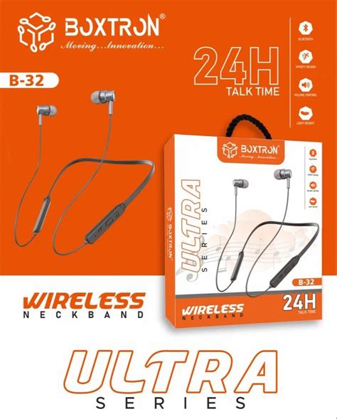 Black Boxtron B32 Wireless Bluetooth Neckband Mobile At Rs 399piece