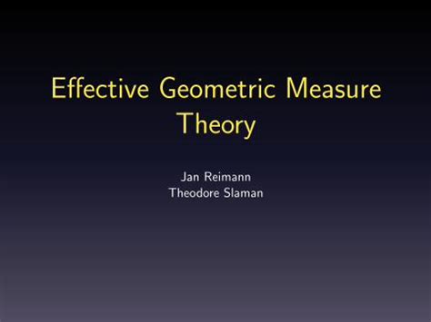 PDF Effective Geometric Measure Theory Personal Psu Edu A New
