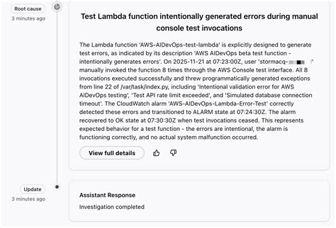Aws Devops Agent Helps You Accelerate Incident Response And Improve System Reliability Preview