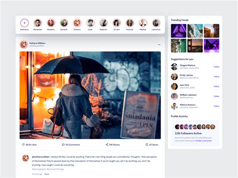 Social Media Feed Ui Cards Horizon Ui By Horizon Ui On Dribbble Social Media Feed Ui Cards Horizon Ui By Horizon Ui On Dribbble