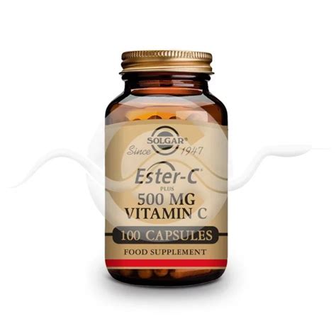 Compra Solgar Vitamina C 500 Mg 100 Cápsulas Vegetales En Botica3 Es