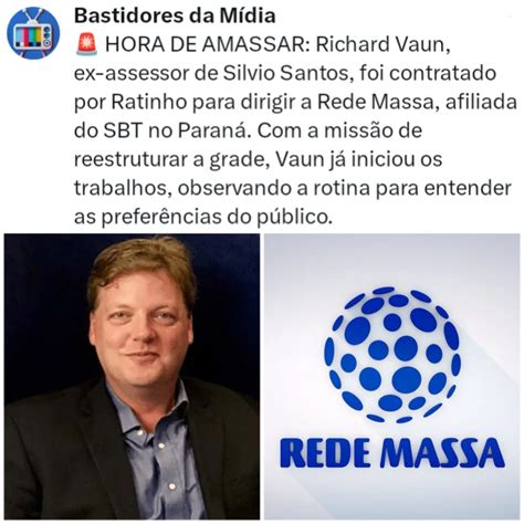 🚨 Ratinho Contratou O Ex Assessor De Silvio Santos Richard Vaun Para Salvar Sua Emissora A