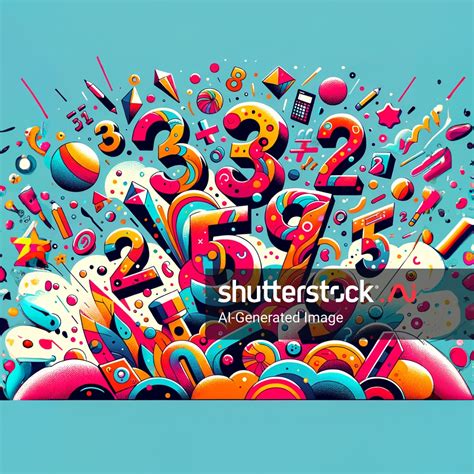 Cartoon Math Numbers Ai Generated Image 2449854607 Shutterstock