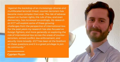International Centre For Counter Terrorism On Linkedin 📢 Meet Cyprien Fluzin The New Visiting