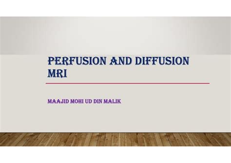Mri Perfusion Pdf