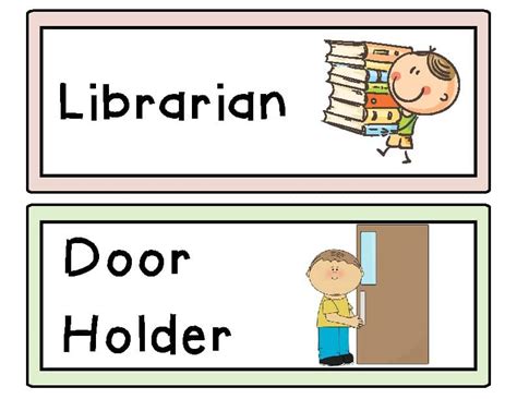 Classroom Helpers By Miss Bs Primary Pals Tpt