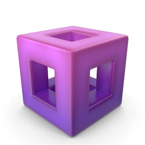 Abstract Hollow Box Icon 3d Incl Cube And Abstract Envato