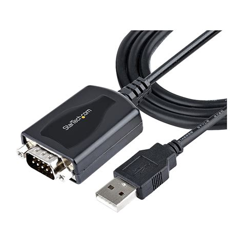 Startech 3 Usb A To Rs 232 Serial Adapter Cable Male To Male Black