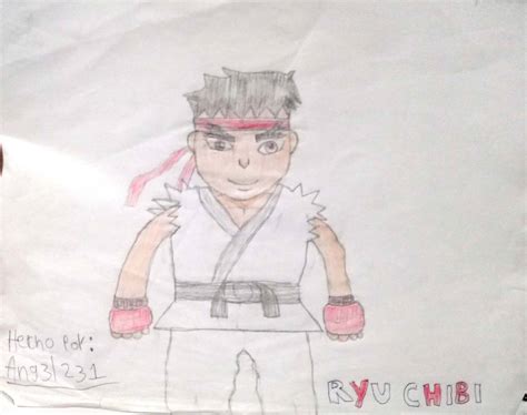 Street Fighter Ryu Chibi By Ang3l231xs On Deviantart