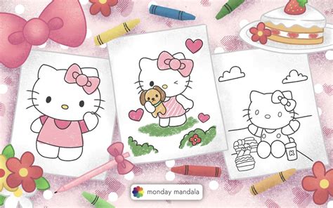 Coloring Hello Kitty Pages Unleash Your Creativity With The Adorable Icon