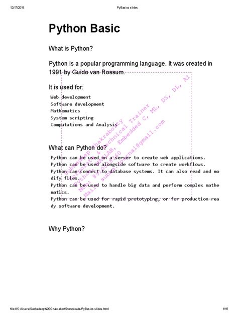 Python Basic Tutorial 2 Download Free Pdf Python Programming
