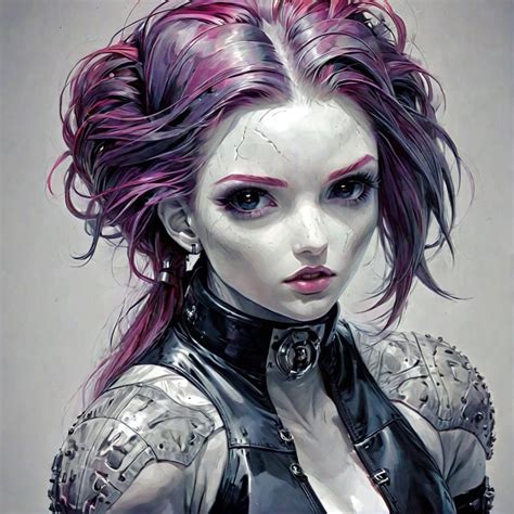 Gothic Ai Girl By Zerberuszero On Deviantart